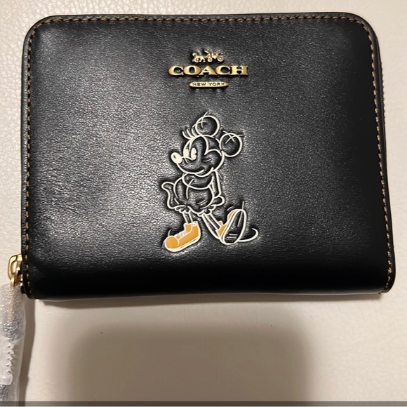 Coach | Accessories | Disney X Coach Small Zip Around Wallet With ...